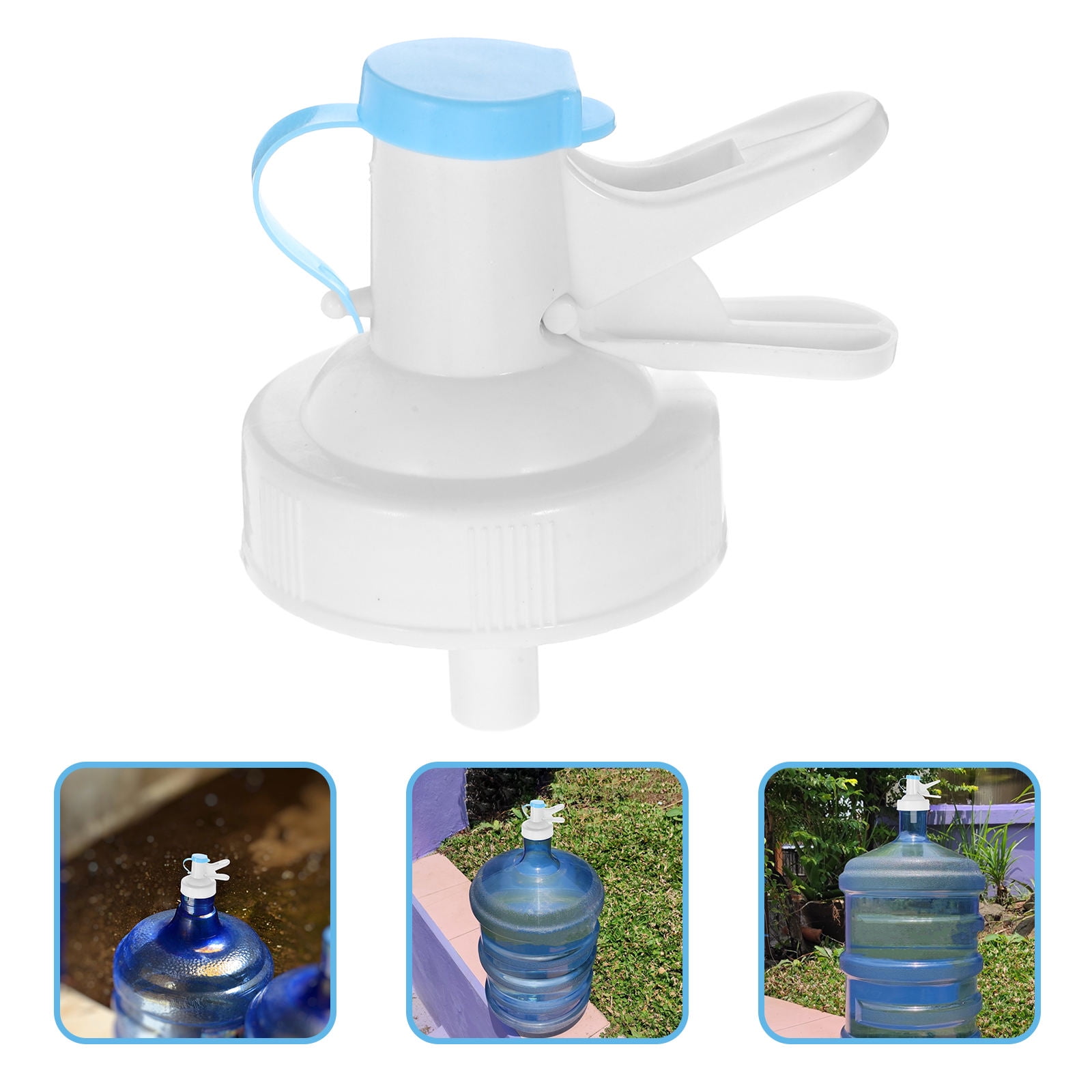 FUEENIRVA Water Jug Spout Replacement 2Pcs Push Button Spigot for Use ...