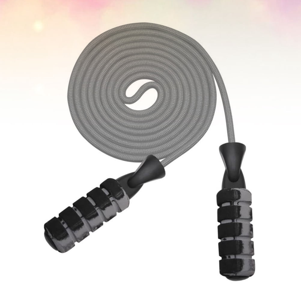 FUEENIRVA Weight-Bearing Jump Rope 1Pack Grey Pp Material For Nervous ...