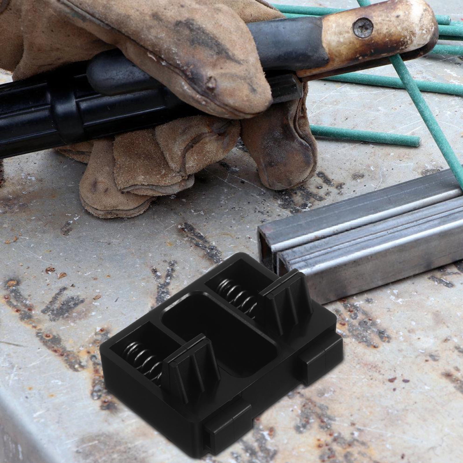 FUEENIRVA Wire Welding Clamp Electric Wire Loom Divider Black Plastic ...