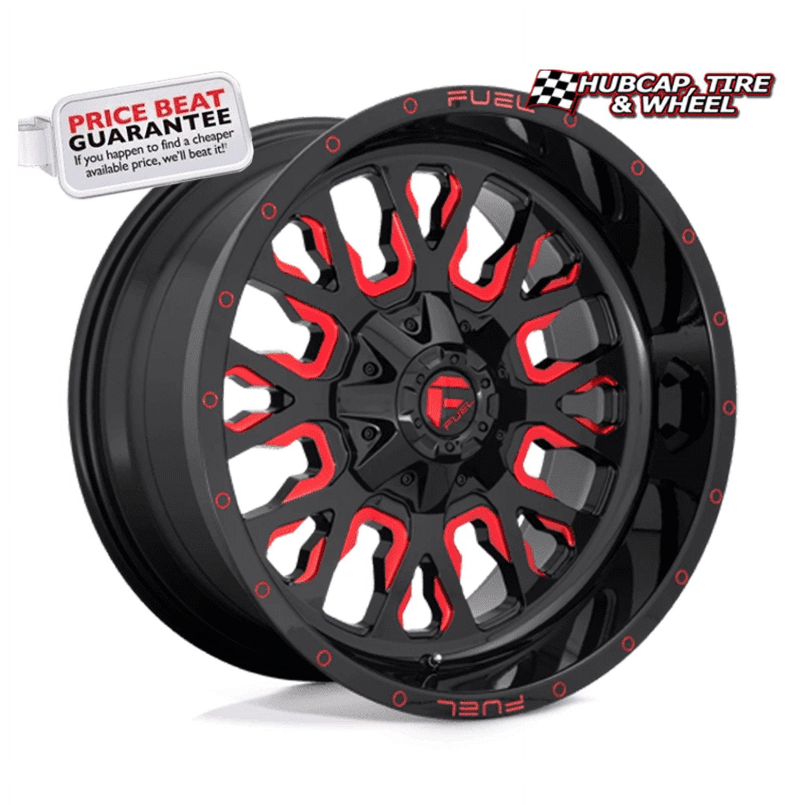 FUEL 1PC 18" Inch 6x5.31/5.5 Wheel Rim D612 Stroke 18x9 +20mm Black Red ...