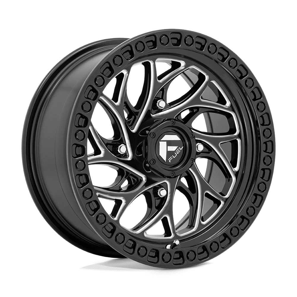Fuel D741 Runner 24X7 4X156 13Et 110.2Cb Gloss Black Milled Wheel ...
