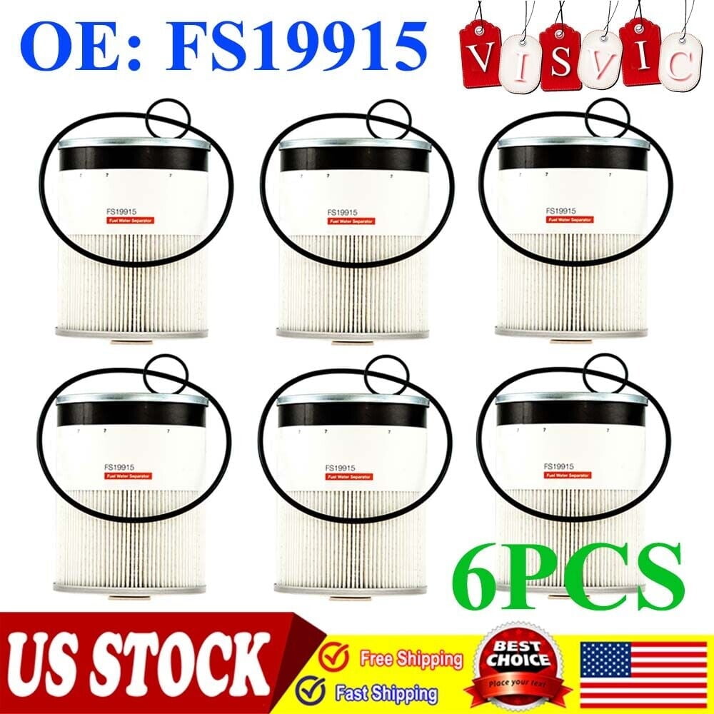 FUEL FILTER W/ WATER SEPARATOR FS19915 FS 19915 US STOCK PACK OF 6 ...