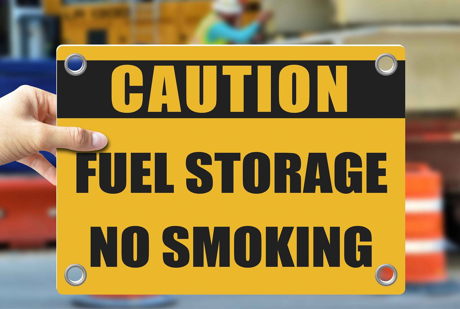 FUEL STORAGE NO SMOKING | Warning Notice Caution Danger 3mm PVC Sign ...