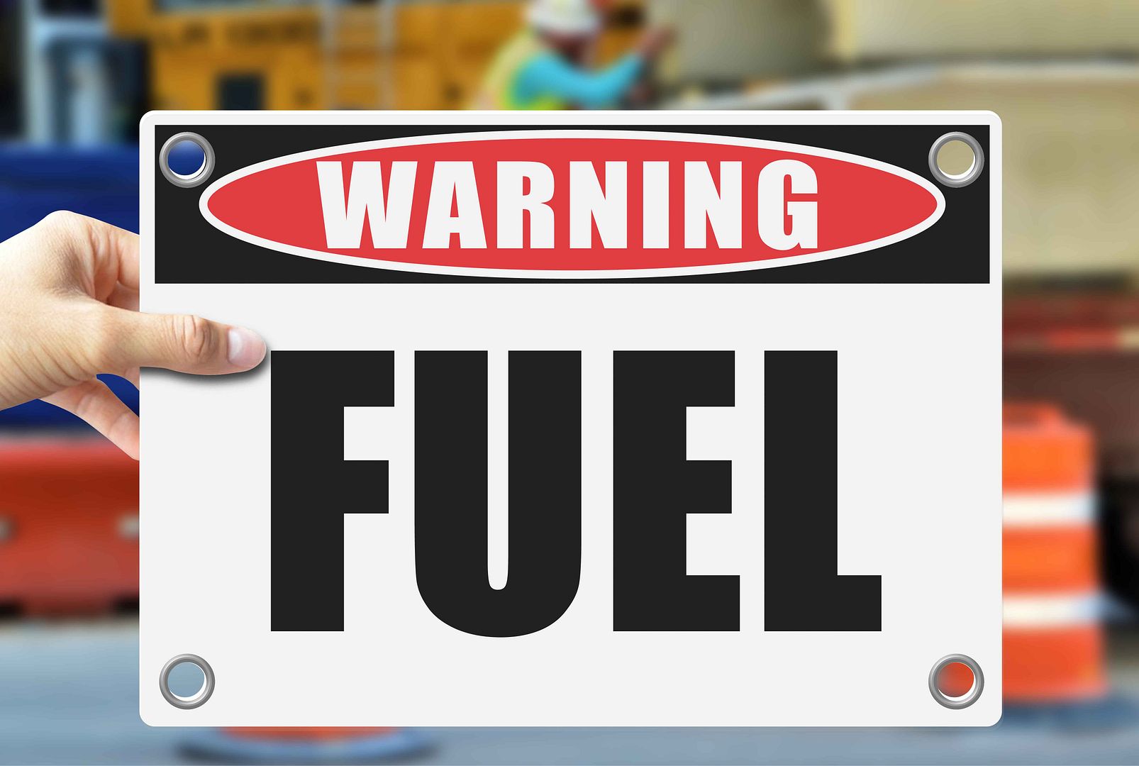 FUEL | Warning Notice Caution Danger 3mm PVC Sign - Walmart.com