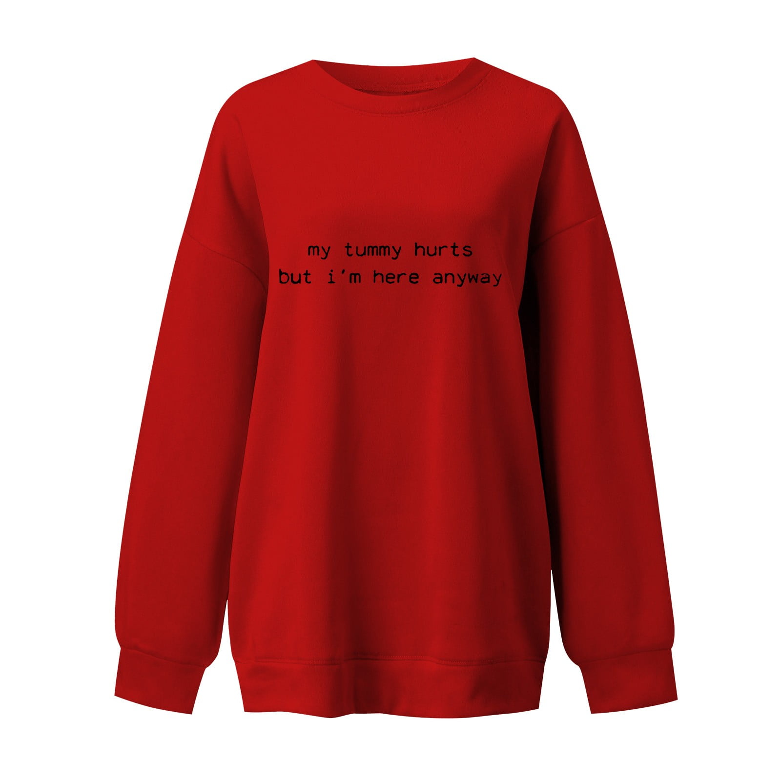 Fuelego Clearance Solid Round Neck Letter Printed Hoodie Big And Tall Hoodie Binding Crop