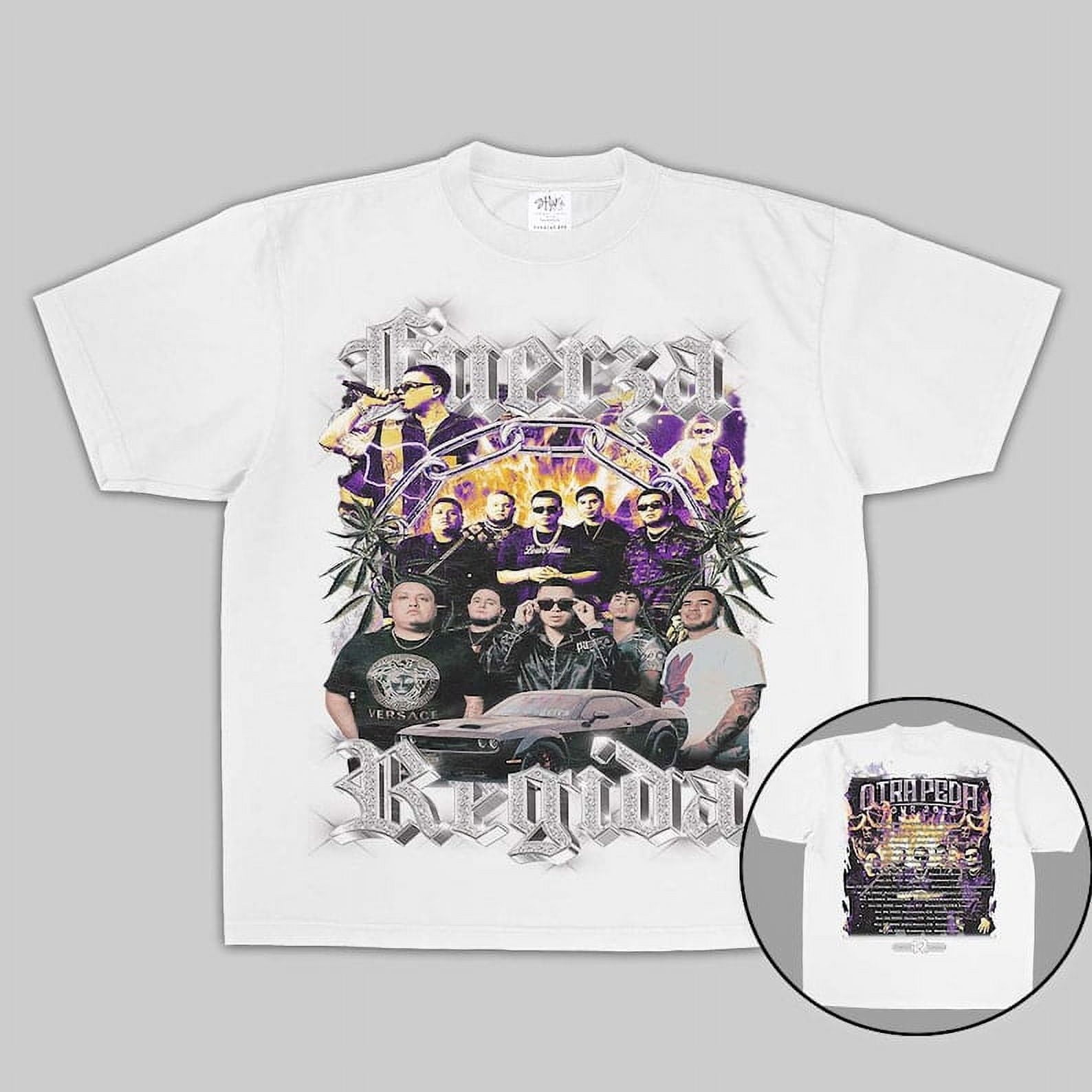 FUERZA REGIDA - OTRA peda tour 2023 oversized double sided la apparel ...