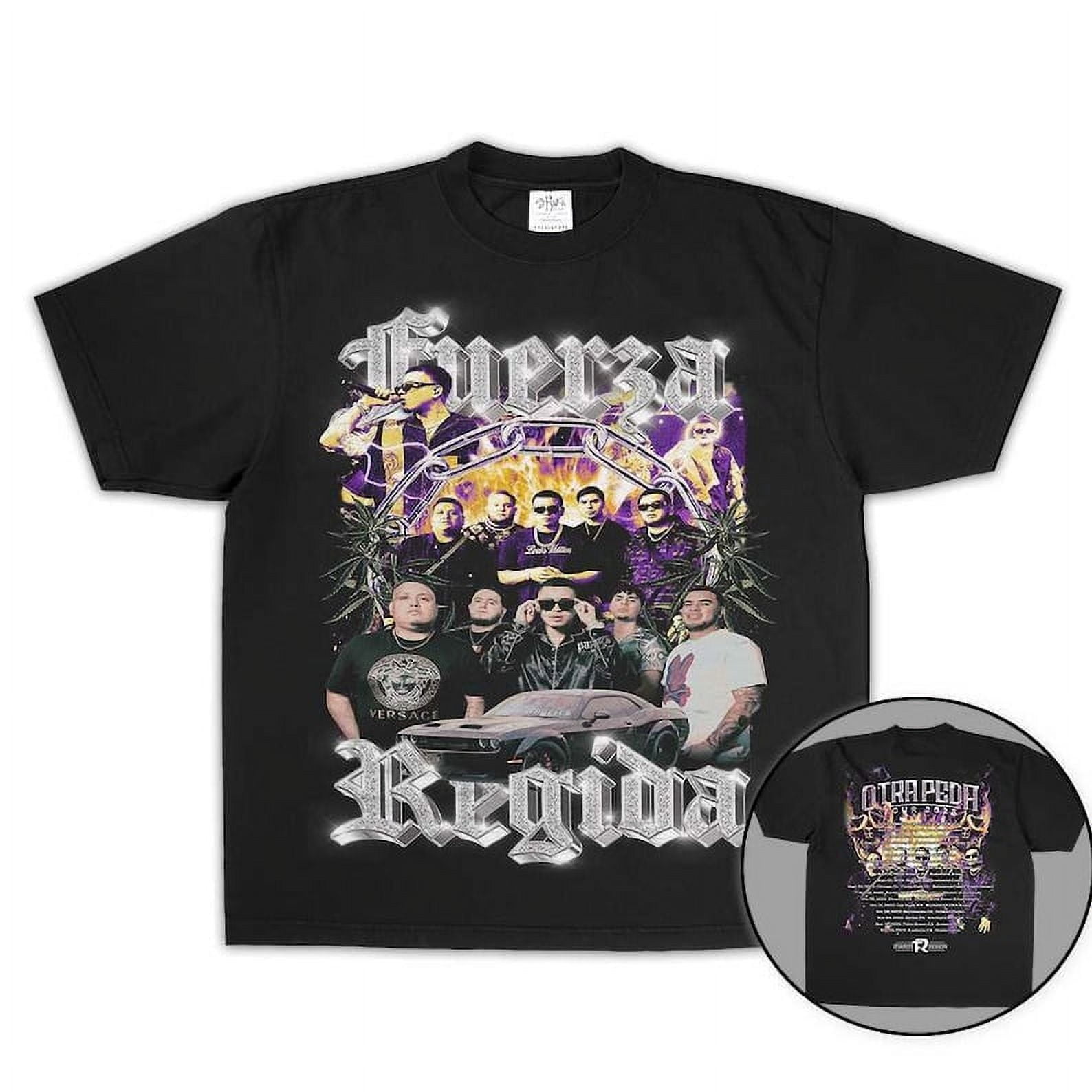FUERZA REGIDA - OTRA peda tour 2023 oversized double sided la apparel ...