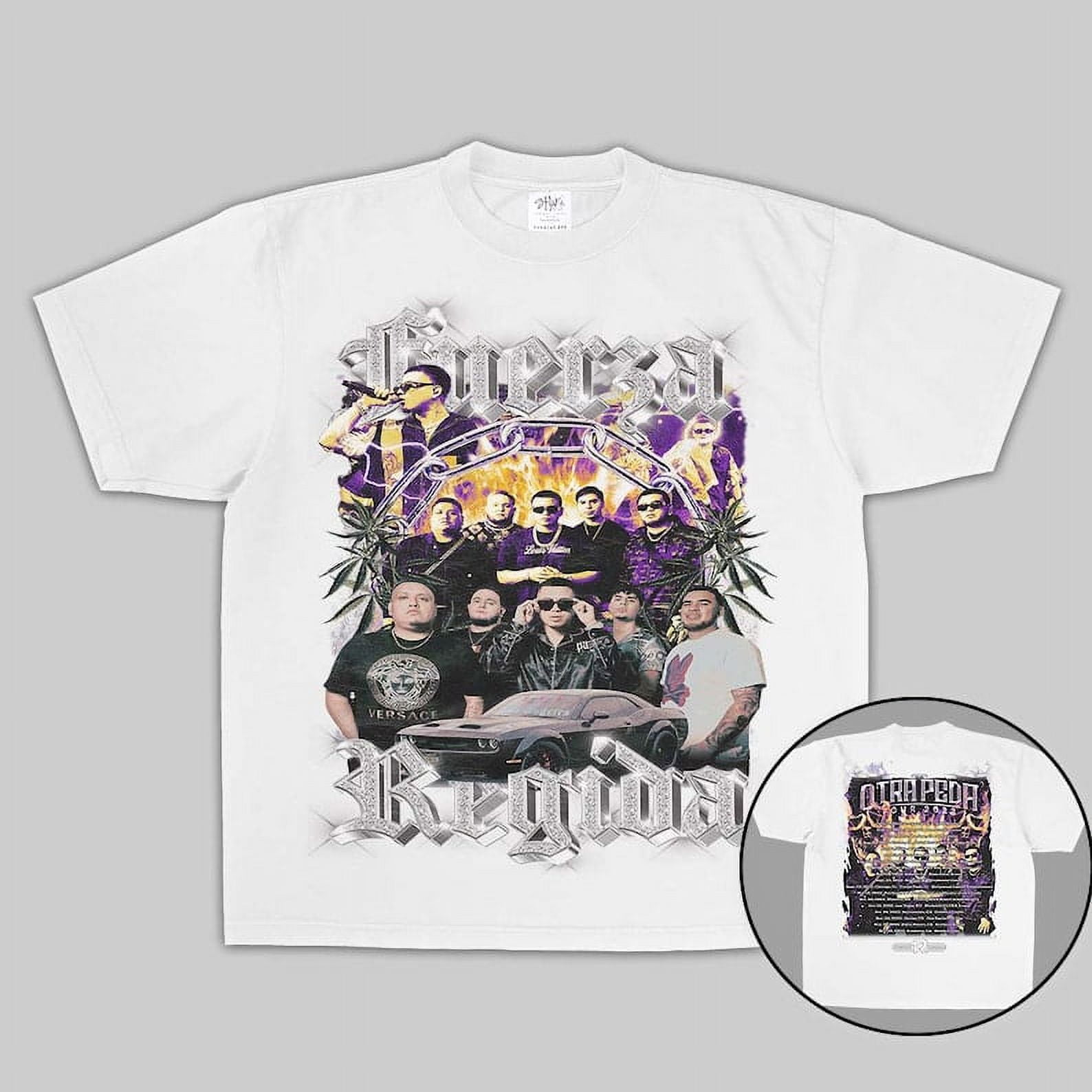 FUERZA REGIDA - OTRA peda tour 2023 oversized double sided la apparel ...