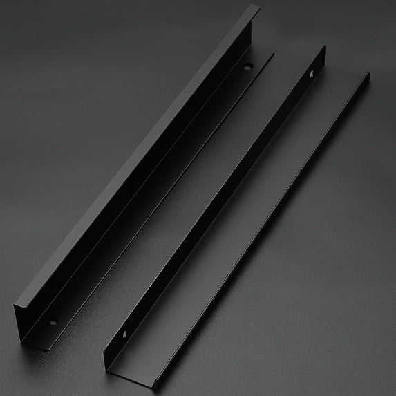 FUGEE-1 Pack Finger Pulls for Cabinets 300mm/11.81" Length Black Edge ...