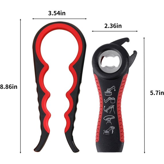 FUGEE-Multifunctional Jar Opener for Seniors, Arthritis Sufferers ...