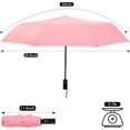 FUGEE-Portable Travel Umbrella,Automatic Folding for Rain Hand Held ...