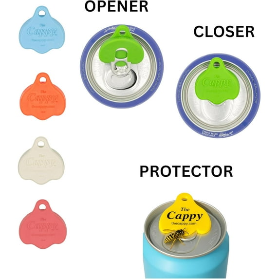 FUGEE-The – Reusable Beverage Can Opener & Closer (4-Pack) – Fits All ...