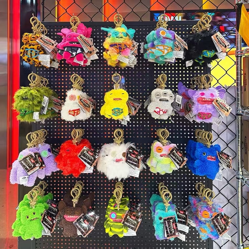 FUGGLER Big Teeth Cute Monster Pendant Ugly Cute Monster Doll Plush ...