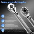 FUGee-1/4-inch Drive Dual-Direction Click Bike Torque Wrench (20-220in ...