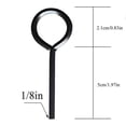 FUGee-1/8” Standard Hex Dogging Key with Full Loop, Allen Wrench Door ...