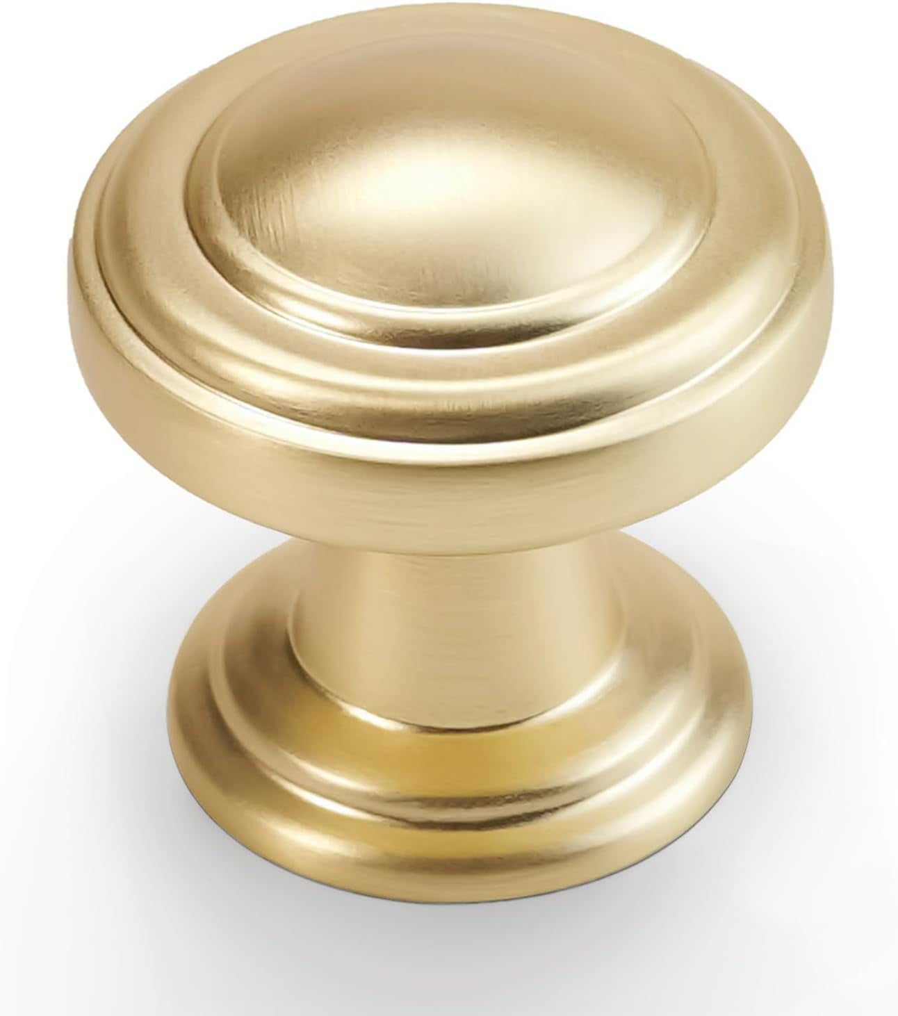 FUGee-10 Pack Brushed Brass Kitchen Cabinet Knobs Gold Drawer Knobs ...