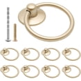FUGee-10 Pcs Cabinet Ring Pull Handles Metal Drawer Ring Knobs for ...