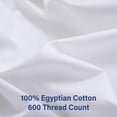 FUGee-100% Egyptian Cotton Fitted Sheet King Size Only, 600 Thread ...