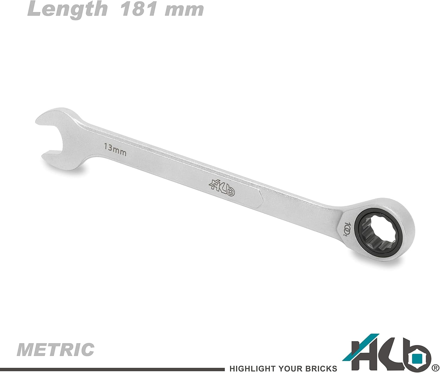 FUGee-13mm Ratcheting Combination Wrench WDM013-U | 100-Tooth 12-Point ...