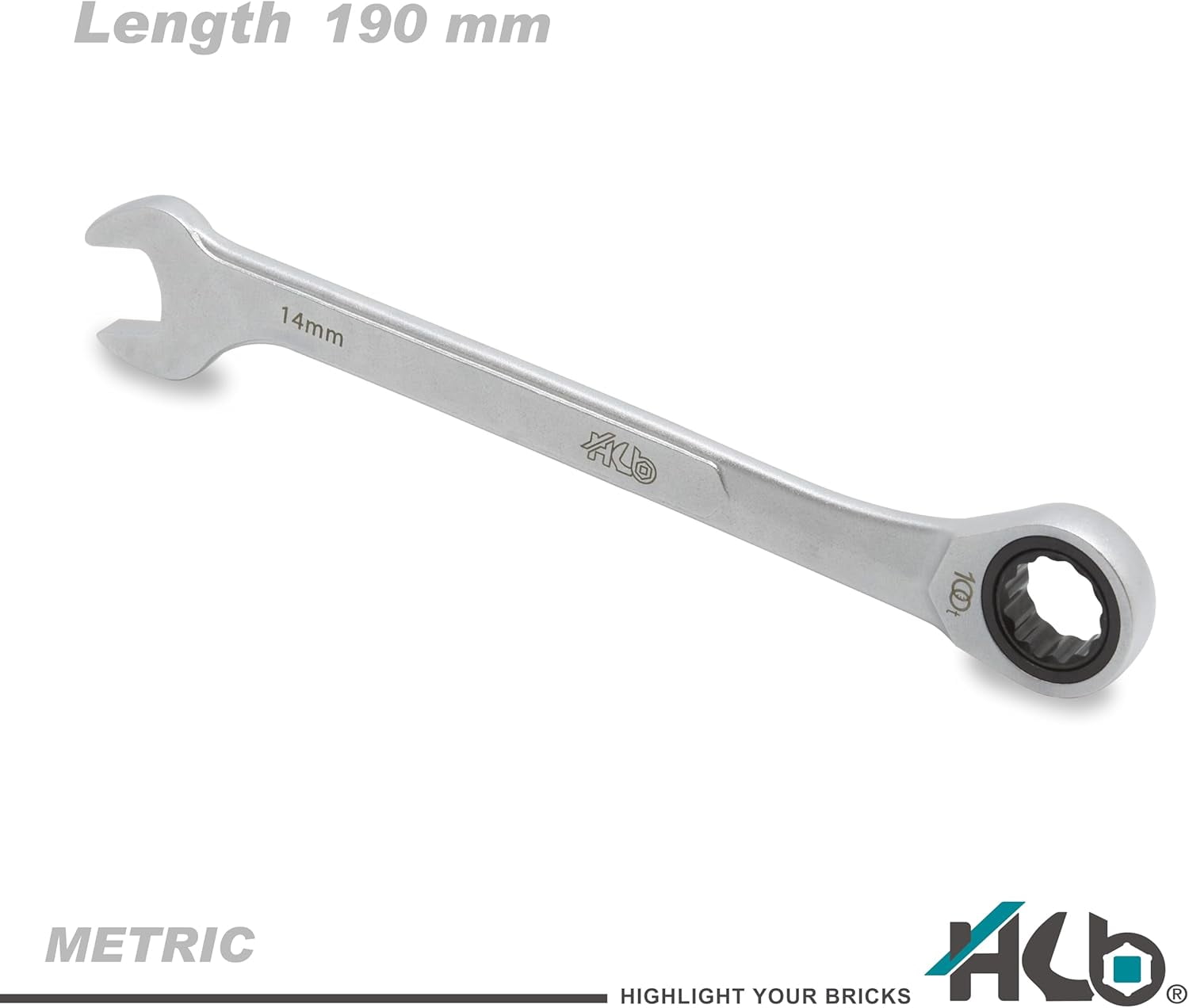 FUGee-14 mm 100-Tooth Ratcheting Combination Wrench WDM014-U | 12-Point ...