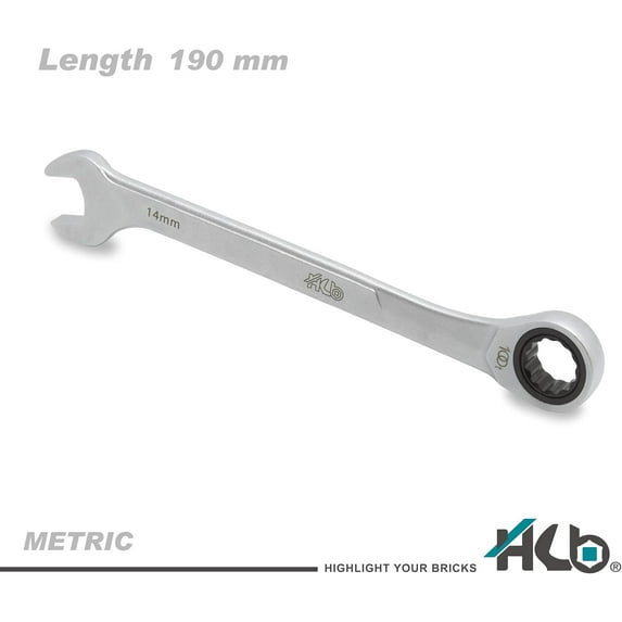 FUGee-14 mm 100-Tooth Ratcheting Combination Wrench WDM014-U | 12-Point ...