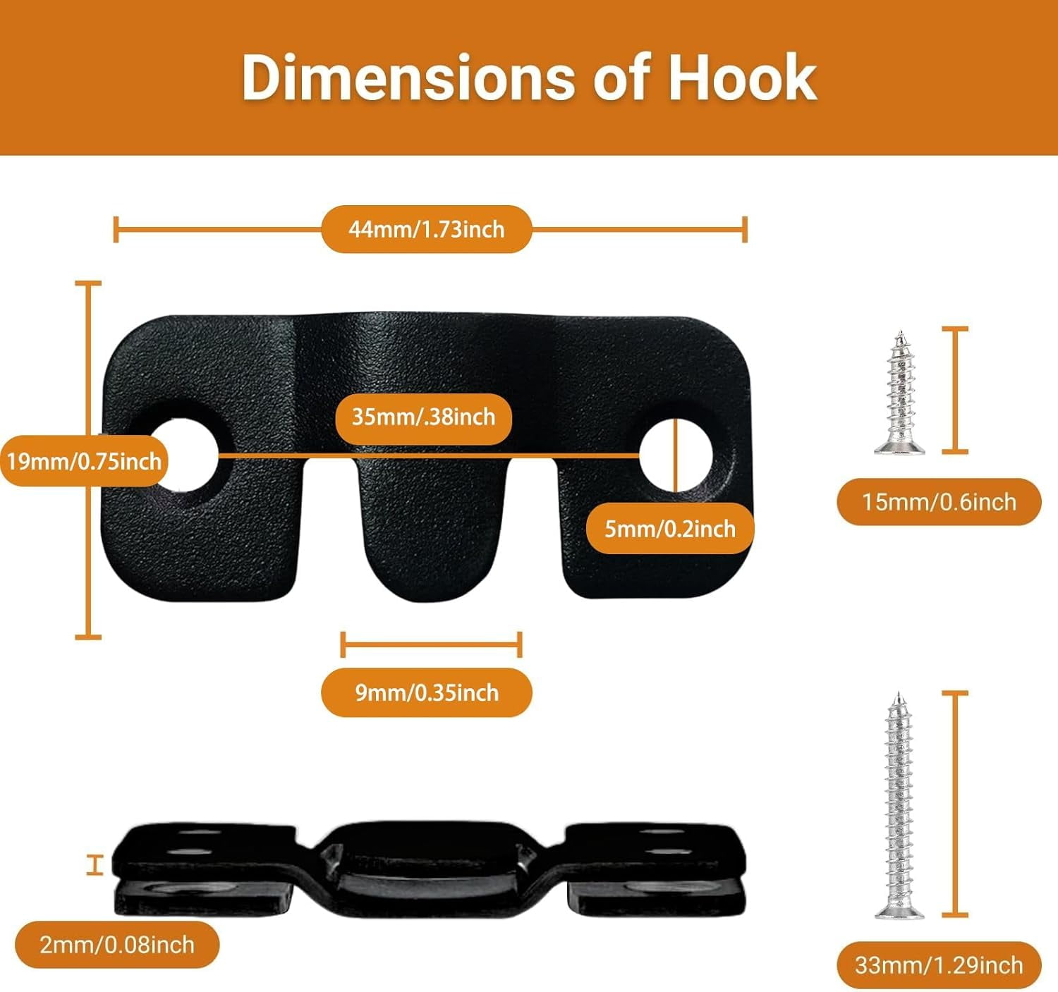 FUGee-16Pcs Stainless Steel Interlock Hanging Buckle, Flush Concealed Mount Brackets, Z Clip ...