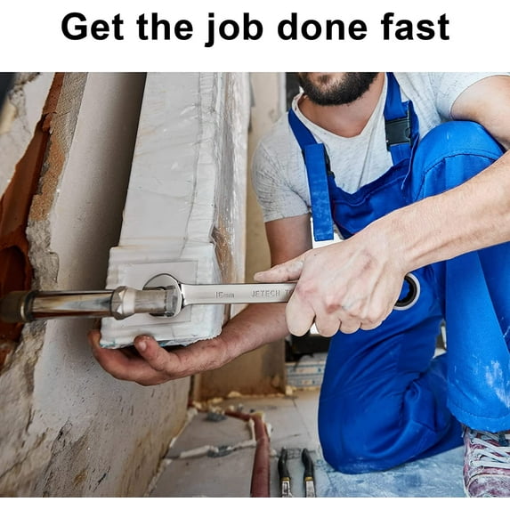 FUGee-16mm Ratcheting Combination Wrench, Industrial Grade Gear Spanner ...