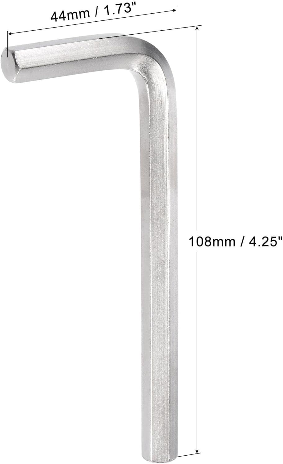 FUGee-1Pc 5/16 Inch Hex Key Wrench, Metric CR-V L Shaped Imperial ...