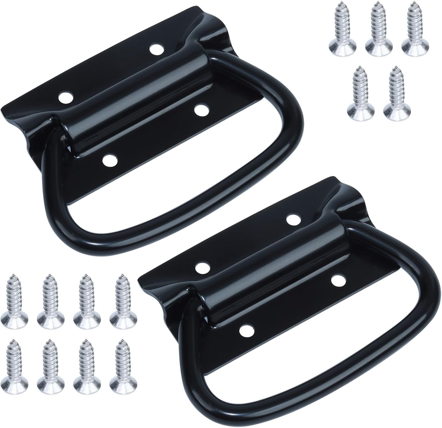 FUGee-2 Pack Heavy Duty Chest Handles Thickened Iron Box Handle Pulls ...