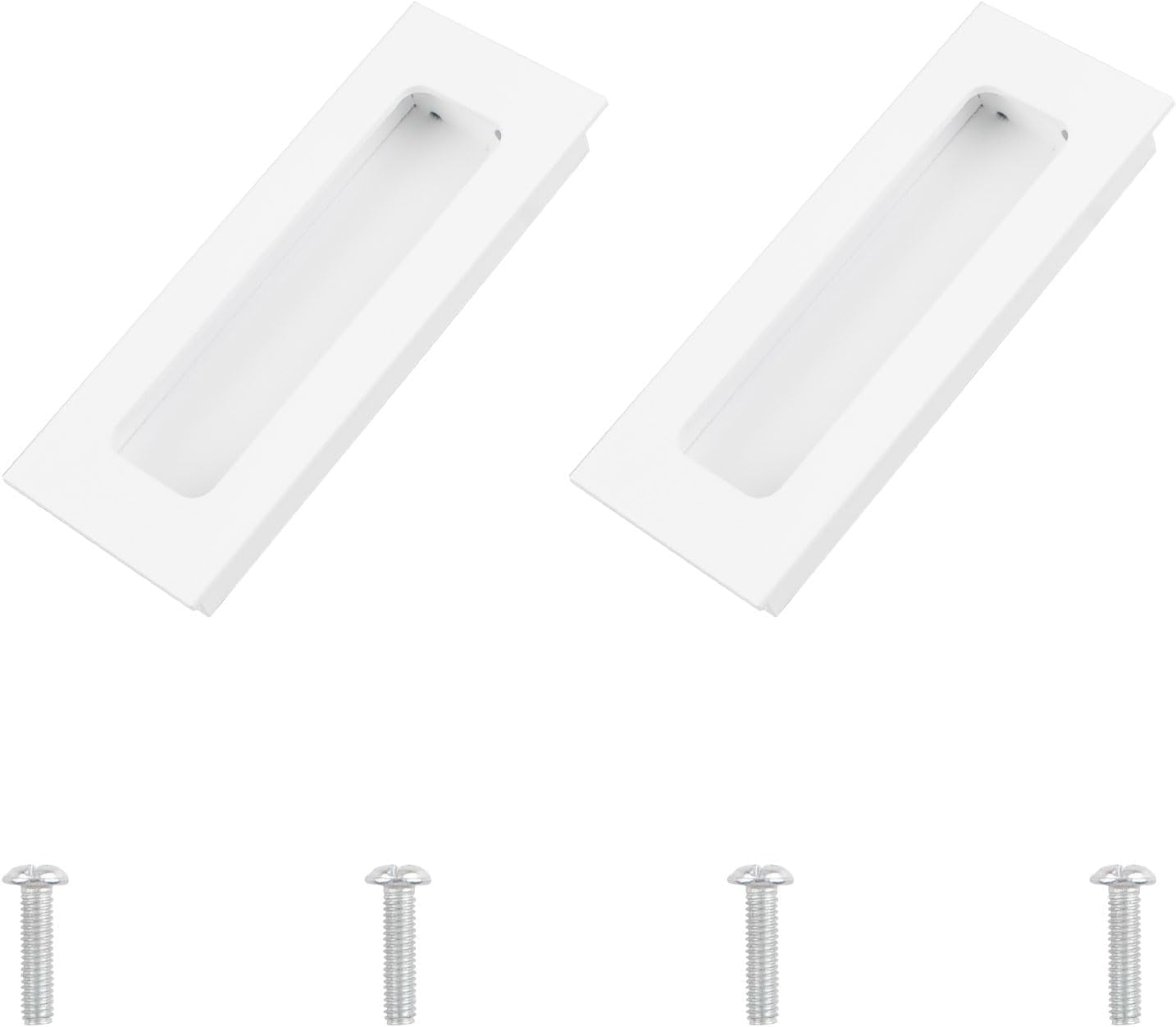FUGee-2 Pack Recessed Finger Flush Pulls, Warm White Rectangular ...
