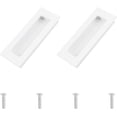 FUGee-2 Pack Recessed Finger Flush Pulls, Warm White Rectangular ...