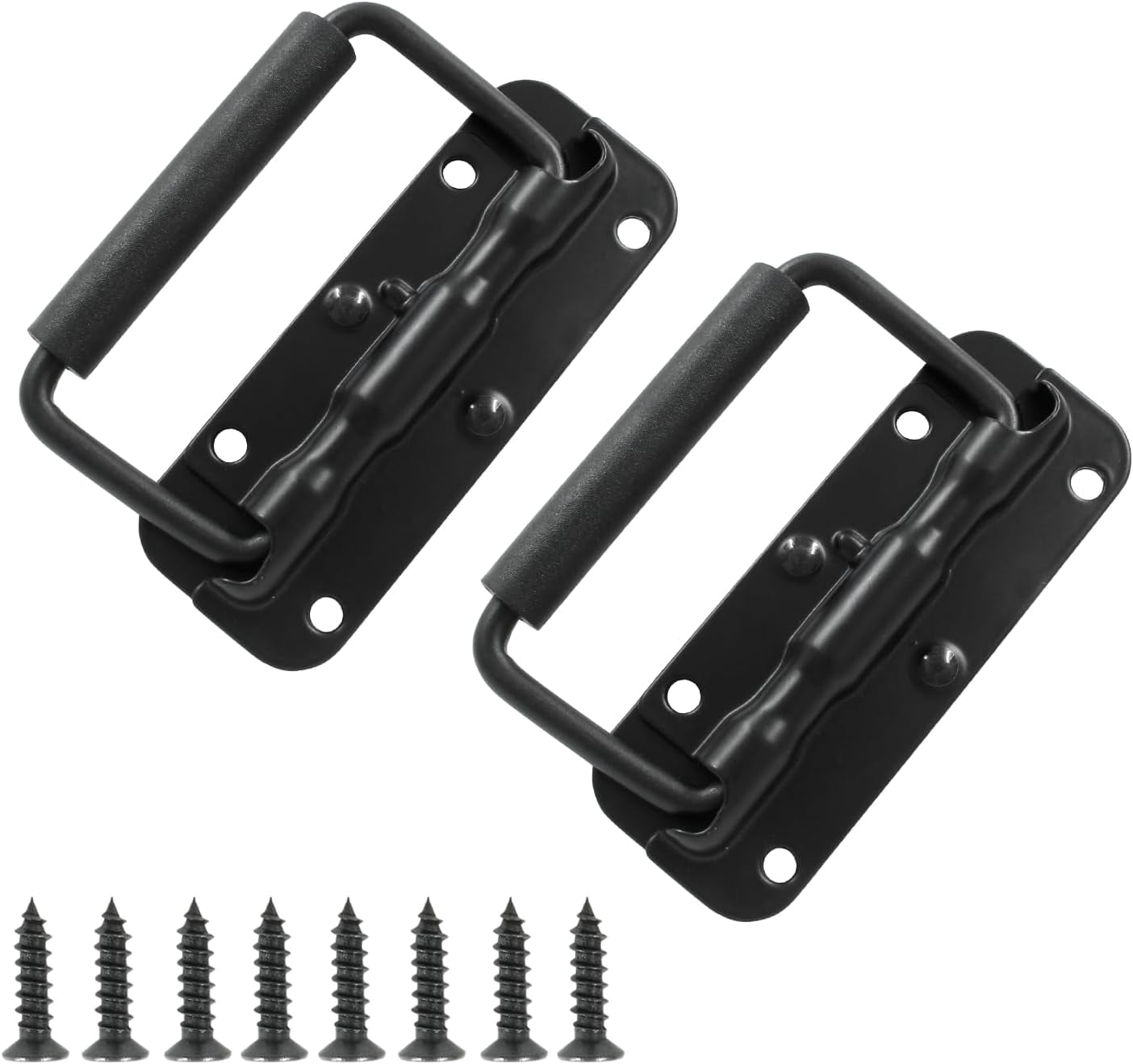 FUGee-2pcs Spring Loaded Handles 4.3 Inch, Black Heavy Duty Handle ...