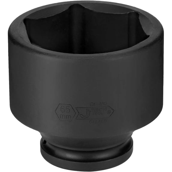 FUGee-3/4 Inch Drive 65mm Standard Impact Socket, Made with Chrome ...