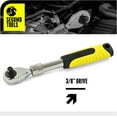 FUGee-3/8 Inch Drive 72 Teeth Heavy Duty Reversible Extendable Ratchet ...