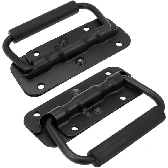 FUGee-3" x 1" Spring Loaded Pull Handles Black Tool Box Handles Trunk ...