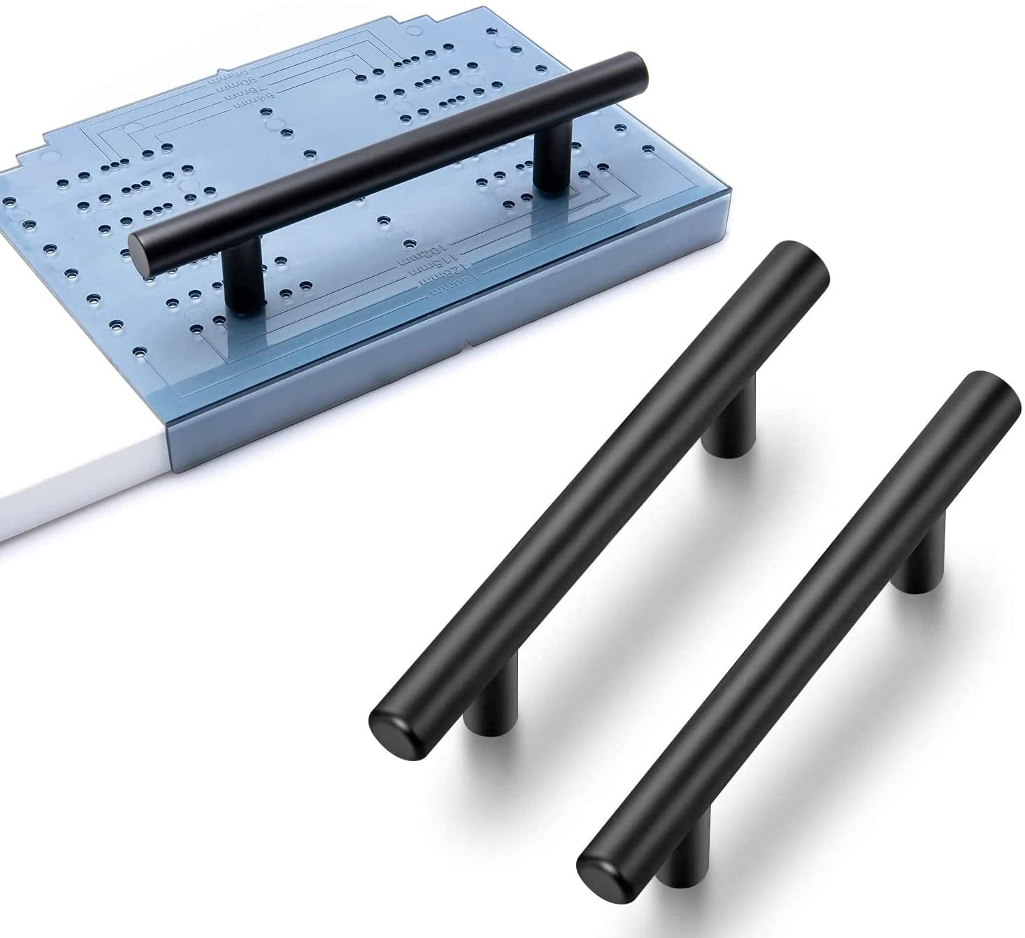 FUGee-30 Pack 5 Inch Kitchen Cabinet Handles & Installation Template ...