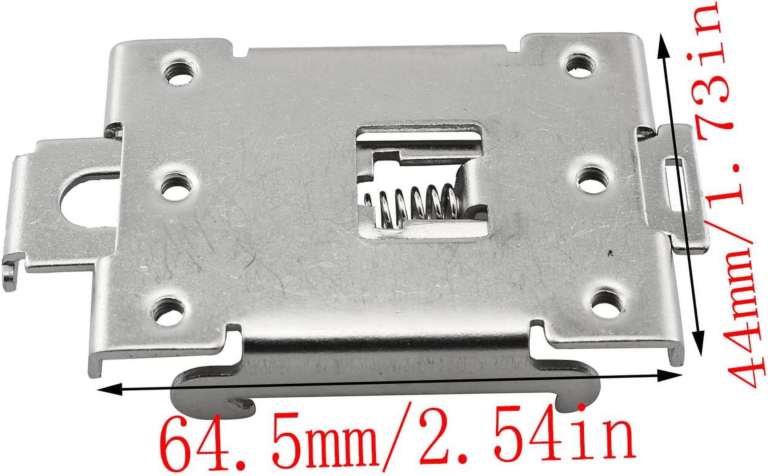 FUGee-35mm Rail Mounting Bracket Metal 35mm DIN Rail Mount Adapter for ...