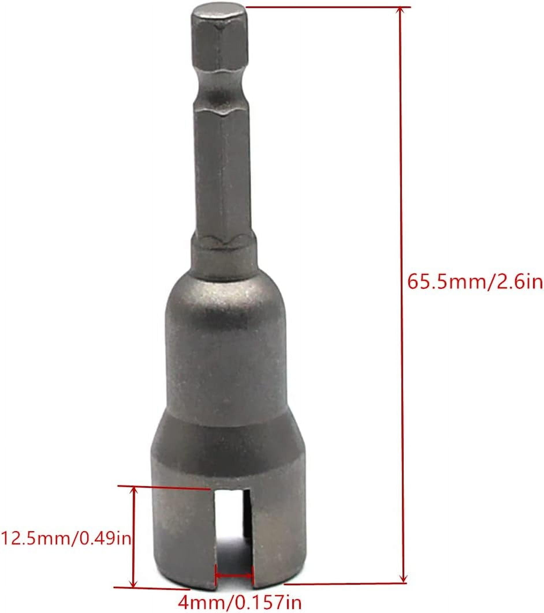 FUGee-3PCS Power Wing Nut Driver, 1/4 Inch Hex Shank Slot Wing Nut ...