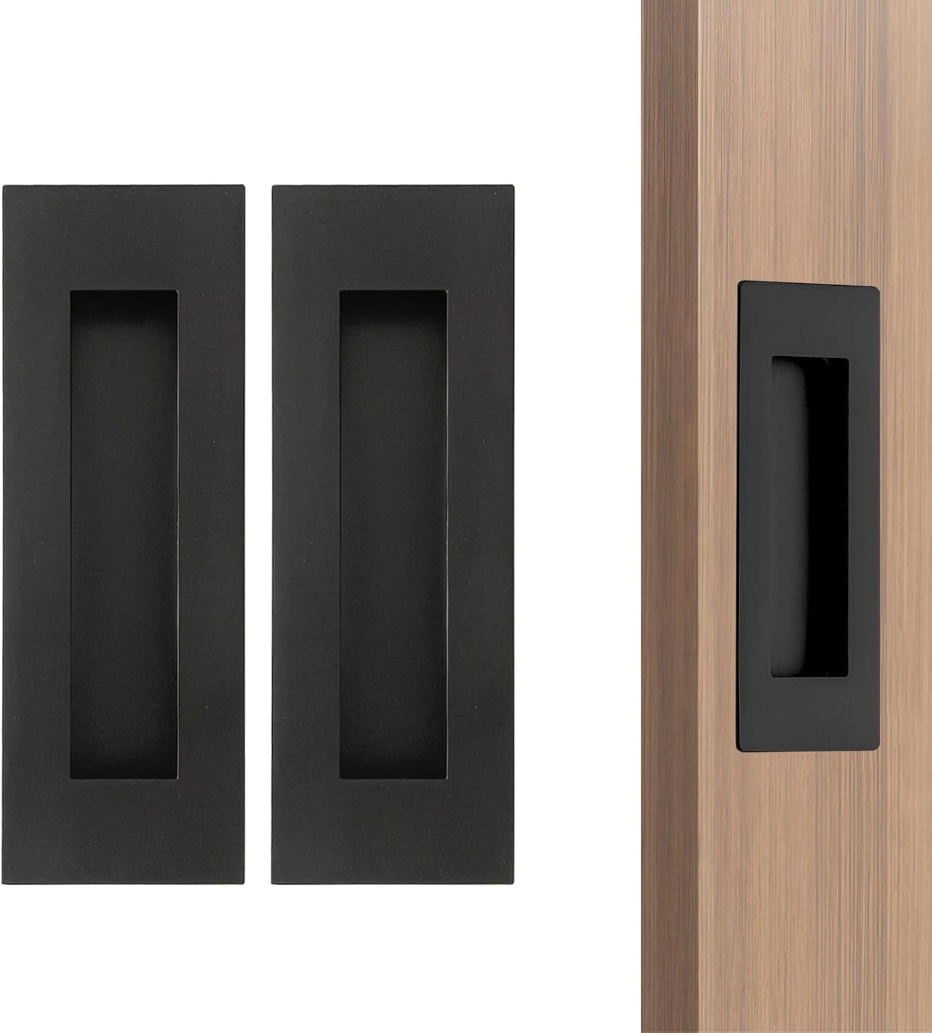 FUGee-4.72Inch Recessed Finger Flush Pulls Handles for Pocket and ...