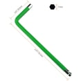 FUGee-4 PCS 2.5mm Ball End Hex Key Allen Wrench,Internal Hexagonal Wrench, L Shaped Long Arm S2 ...