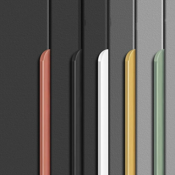 FUGee-4 Pack Finger Pulls for Cabinets Finger Handles Drawer Edge Tab ...