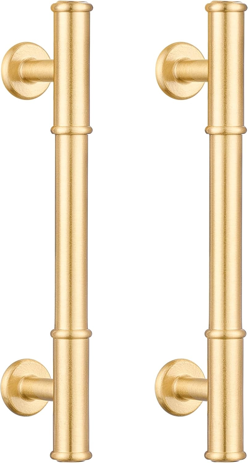 FUGee-4-Pack Solid Brass Cabinet Pull 3-3/4 Inch Modern Kitchen Handles ...
