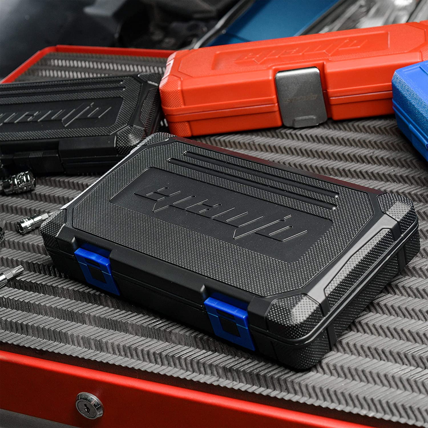 FUGee-40 Pieces 1/4-Inch & 3/8-Inch Drive Socket Set with 72 Tooth ...