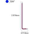FUGee-4PCS 5/64" Ball End Hex Key Allen Wrench, SAE Internal Hexagonal Wrench, L Shaped Long Arm ...