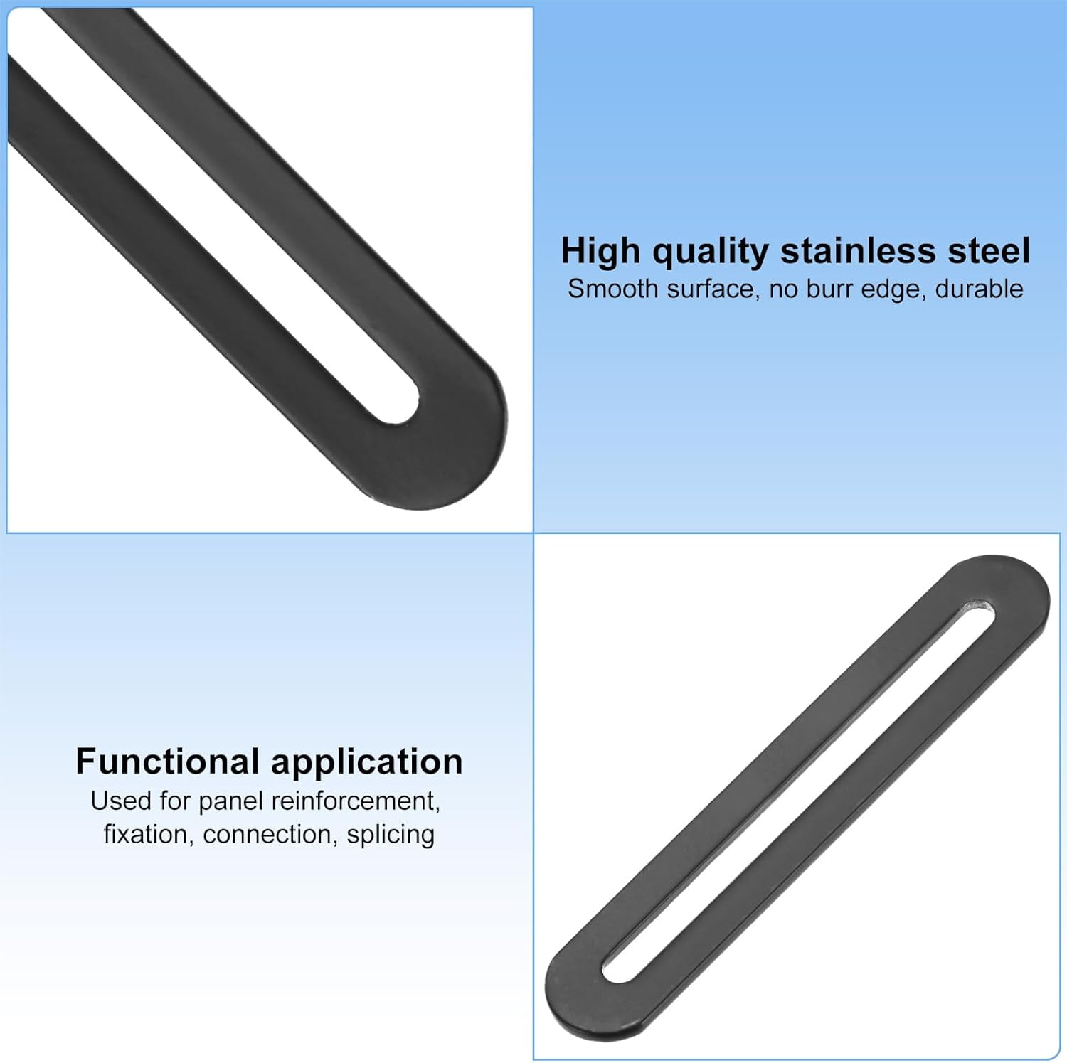 FUGee-6-Pack Adjustable Flat Mending Plate Support with Single Slot, 4 ...