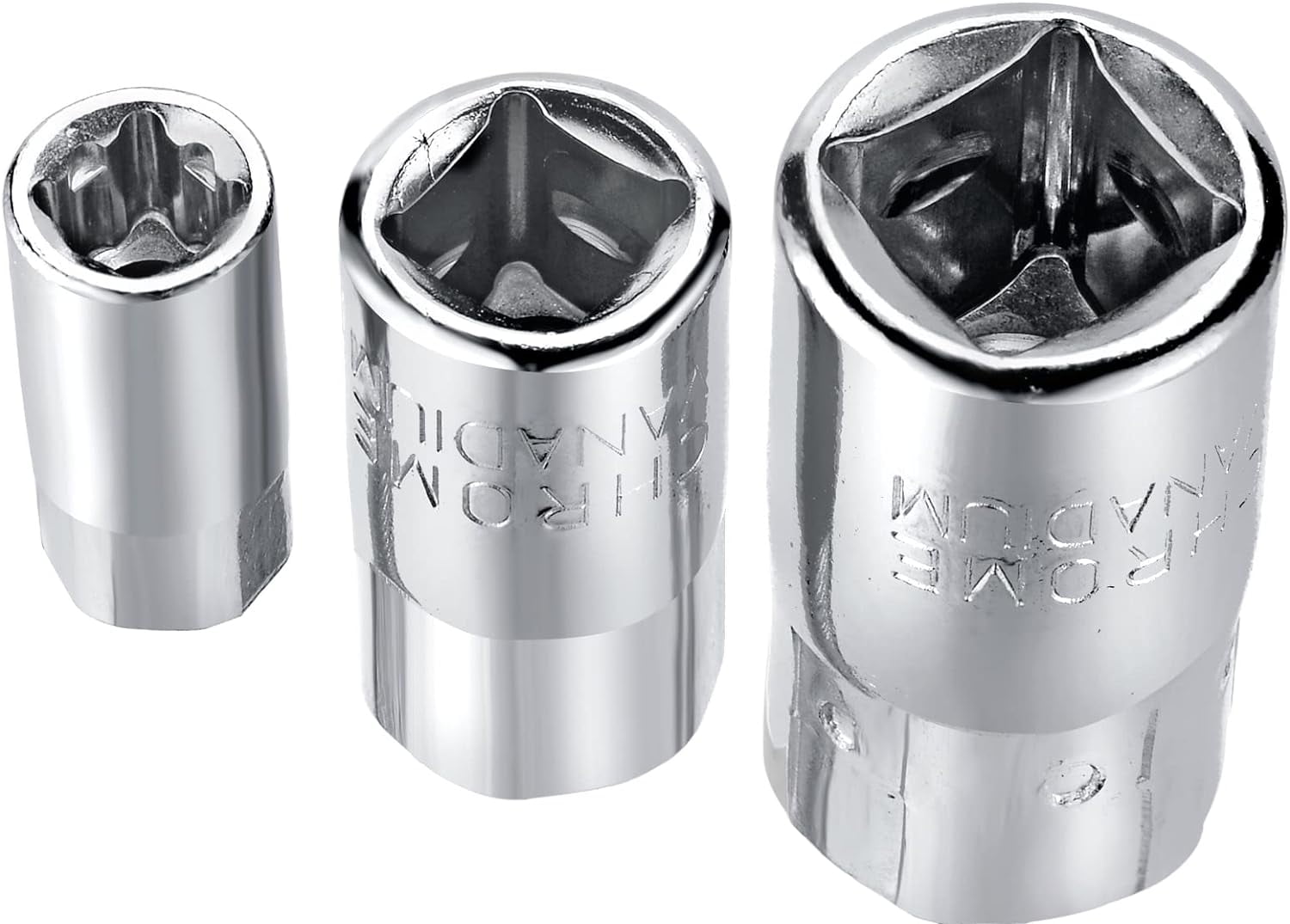 FUGee-6 Pcs Square Impact Socket Adapters Converter Reducer Sets 1/4 ...