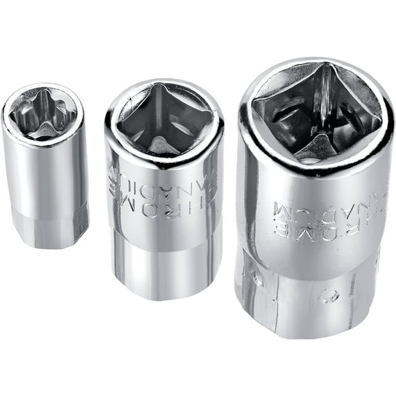 FUGee-6 Pcs Square Impact Socket Adapters Converter Reducer Sets 1/4 ...