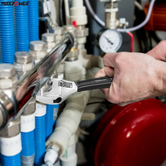 FUGee-Adjustable Wrench Set, 3-Piece Adjustable Wrenches 6-inch, 8-inch ...