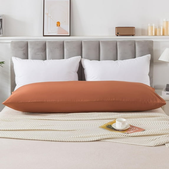 FUGee-Body Pillow Cover Cotton Fabric, Long Pillowcase Breathable ...