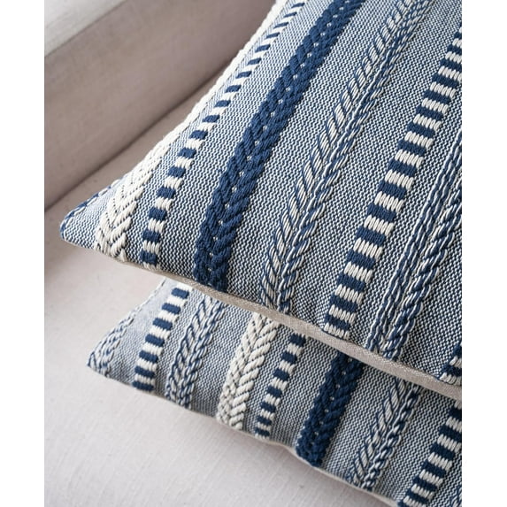 FUGee-Boho Throw Pillow Covers 20x20 Inch Set of 2, Farmhouse ...